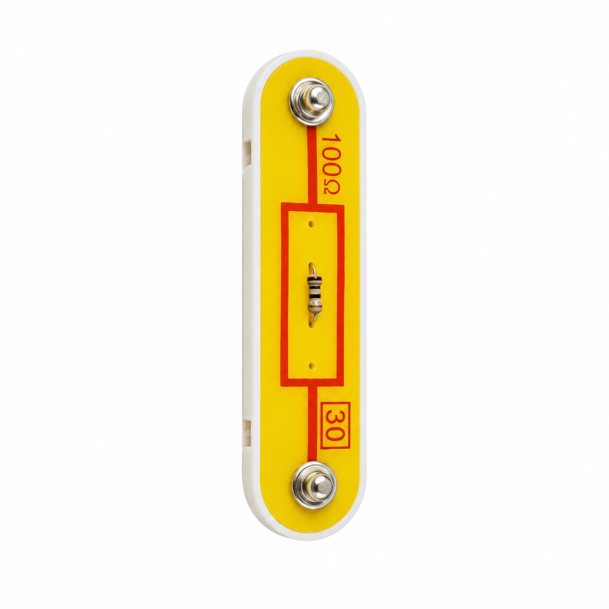 100 Ohm Fixed Resistor Module for Snap Circuit STEM Kit – Yellow