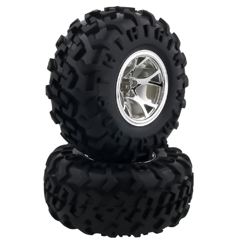 130mm Large and 60mm Width Off Road Robot rubber wheel@ KitsGuru