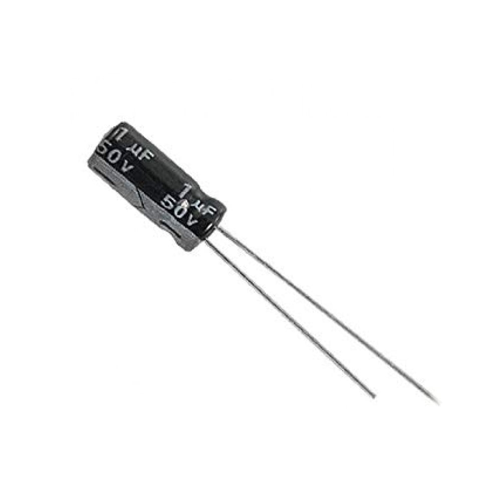Aluminum Electrolytic 50V Capacitors 1uF 2.2uF 3.3uF 4.7uF 10uF 22uF 3