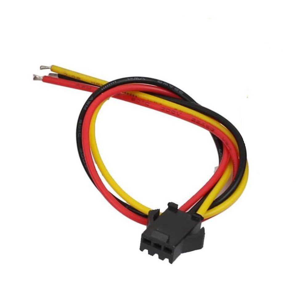 3 Pin SM Male Connector with 15cm Cable Wire