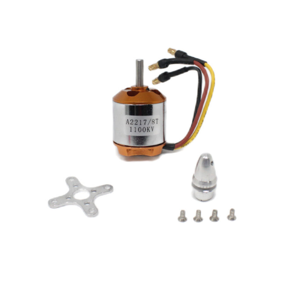 A2217 1100KV/1500KV/2700KV RC Brushless Outrunner Motor welded Banana
