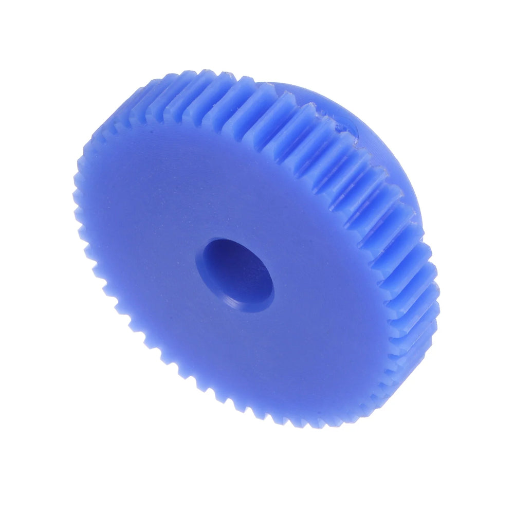 1 Module 60 teeth Hole 6mm Blue Spur Nylon Gear