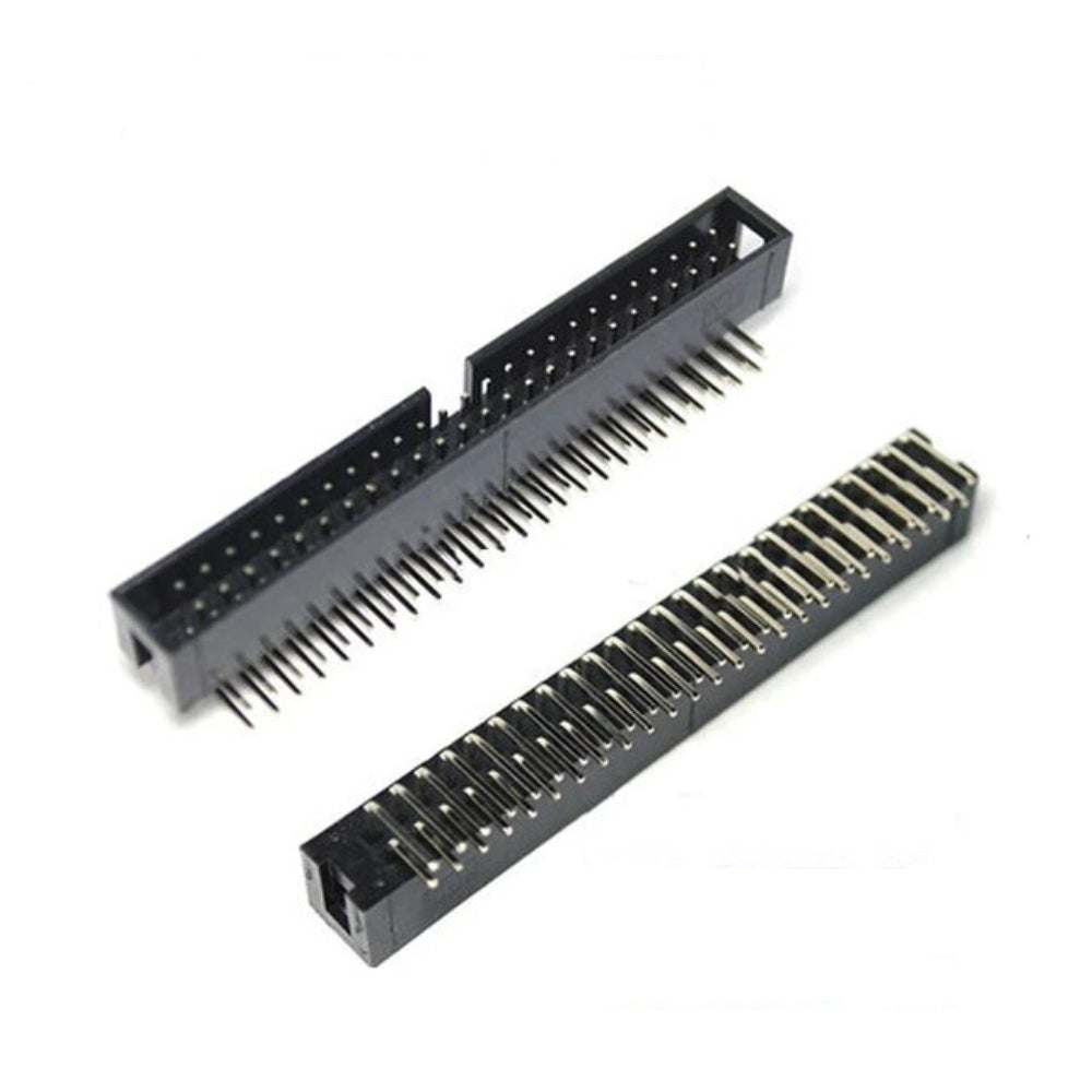 DC3-50 Pin 2.54mm Pitch JTAG ISP Male Socket Right Angle IDC Box heade