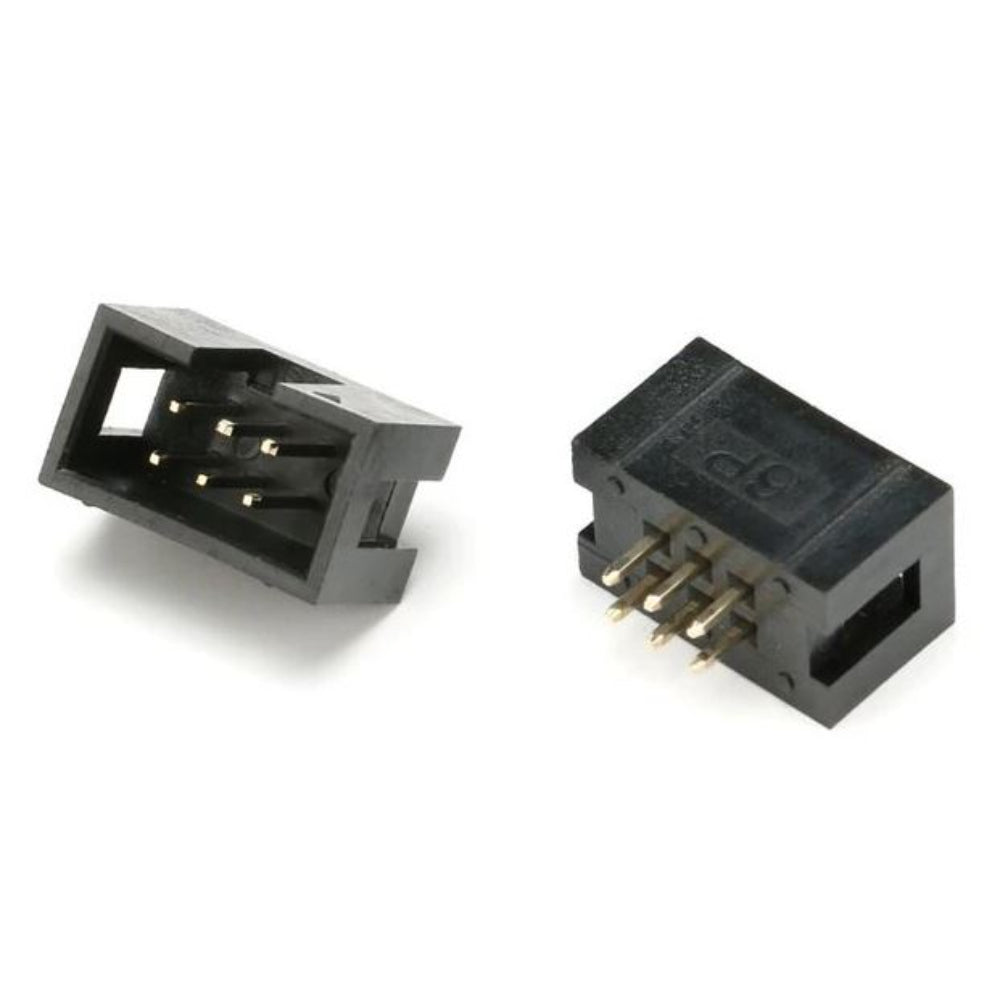 DC3 6P straight 2.54 mm Pitch JTAG ISP interface Header Connector Simp