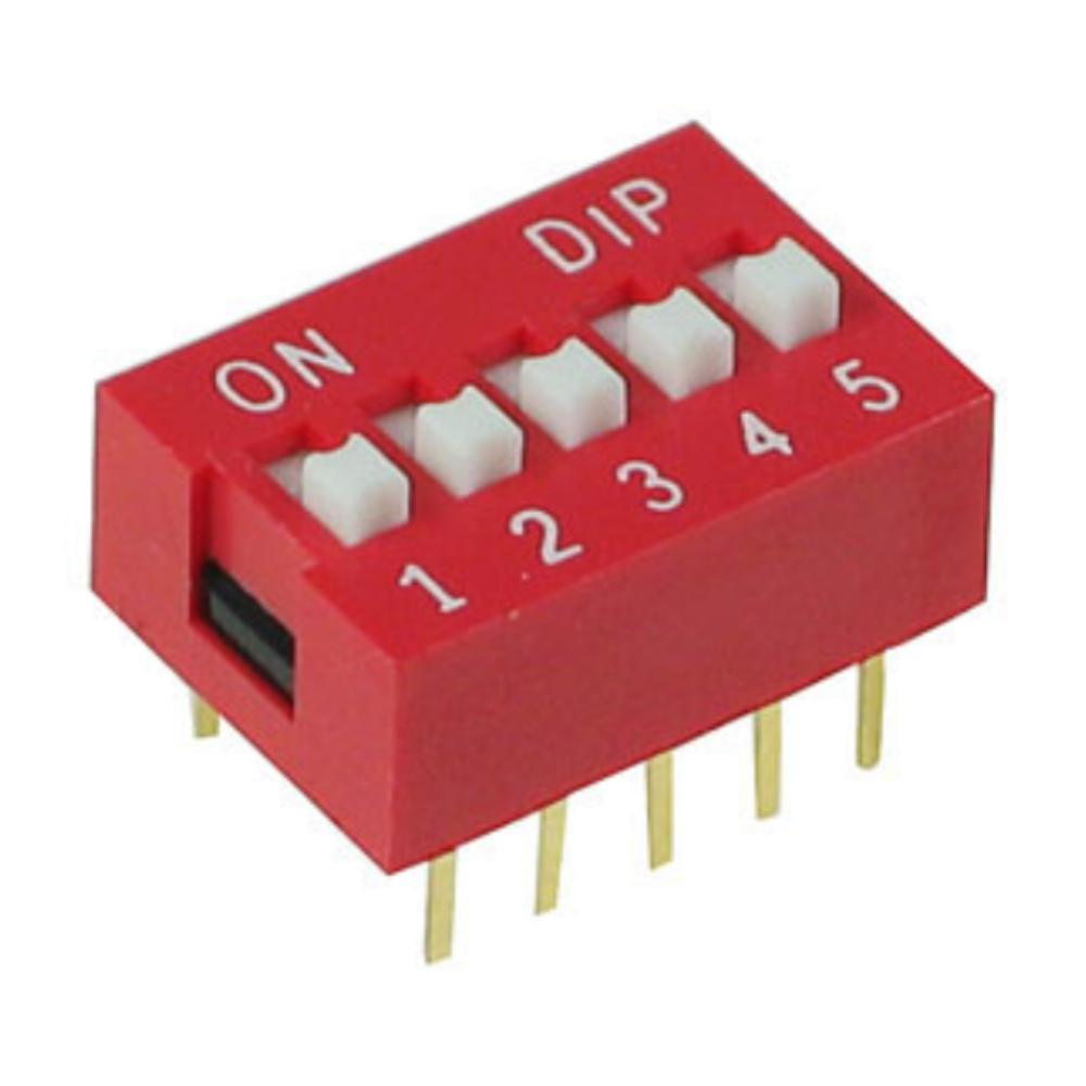 DIP Switch 10 Pin (5 Bit) Pitch 2.54mm