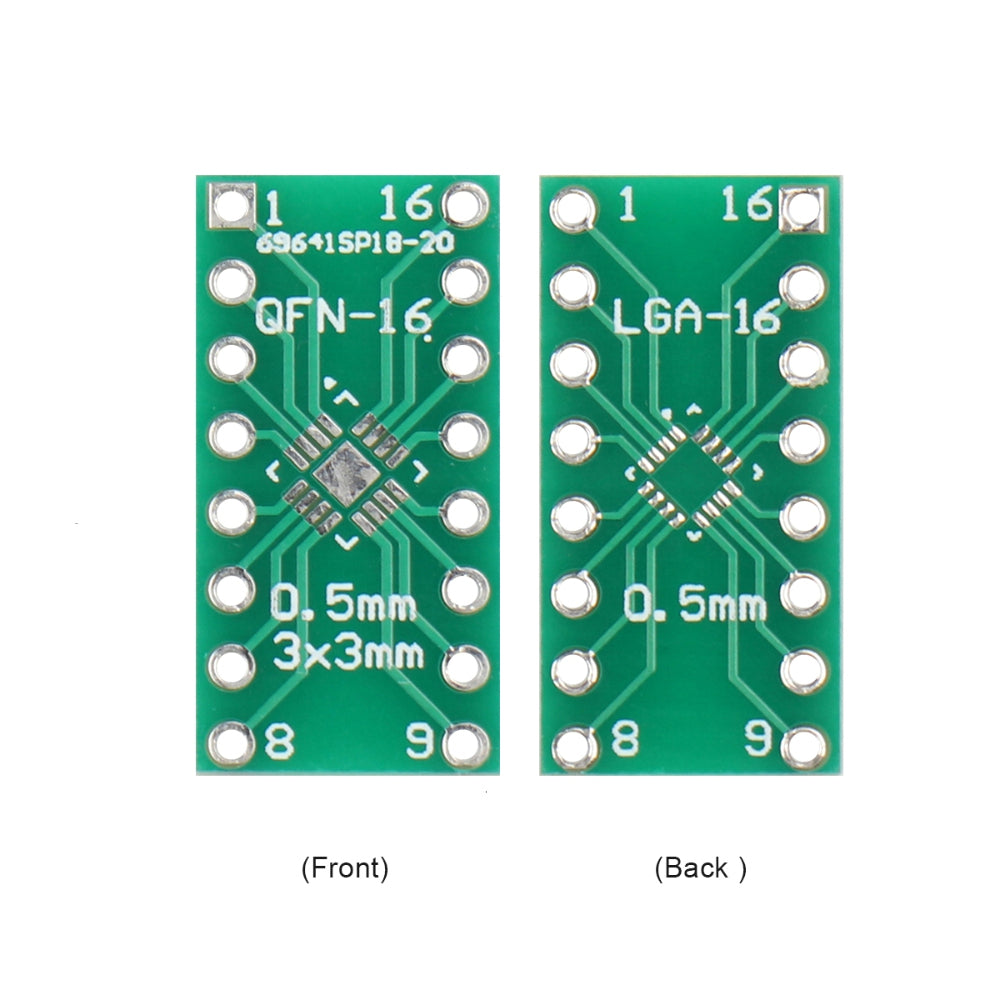 QFN-16 adapter board 0.5 pitch-1Pcs on KitsGuru