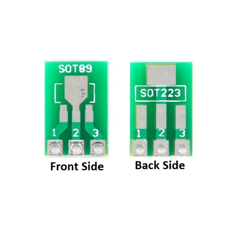 Buy SOT-89 SOT-223 SMD to DIP PCB Adapter Board@KitsGuru