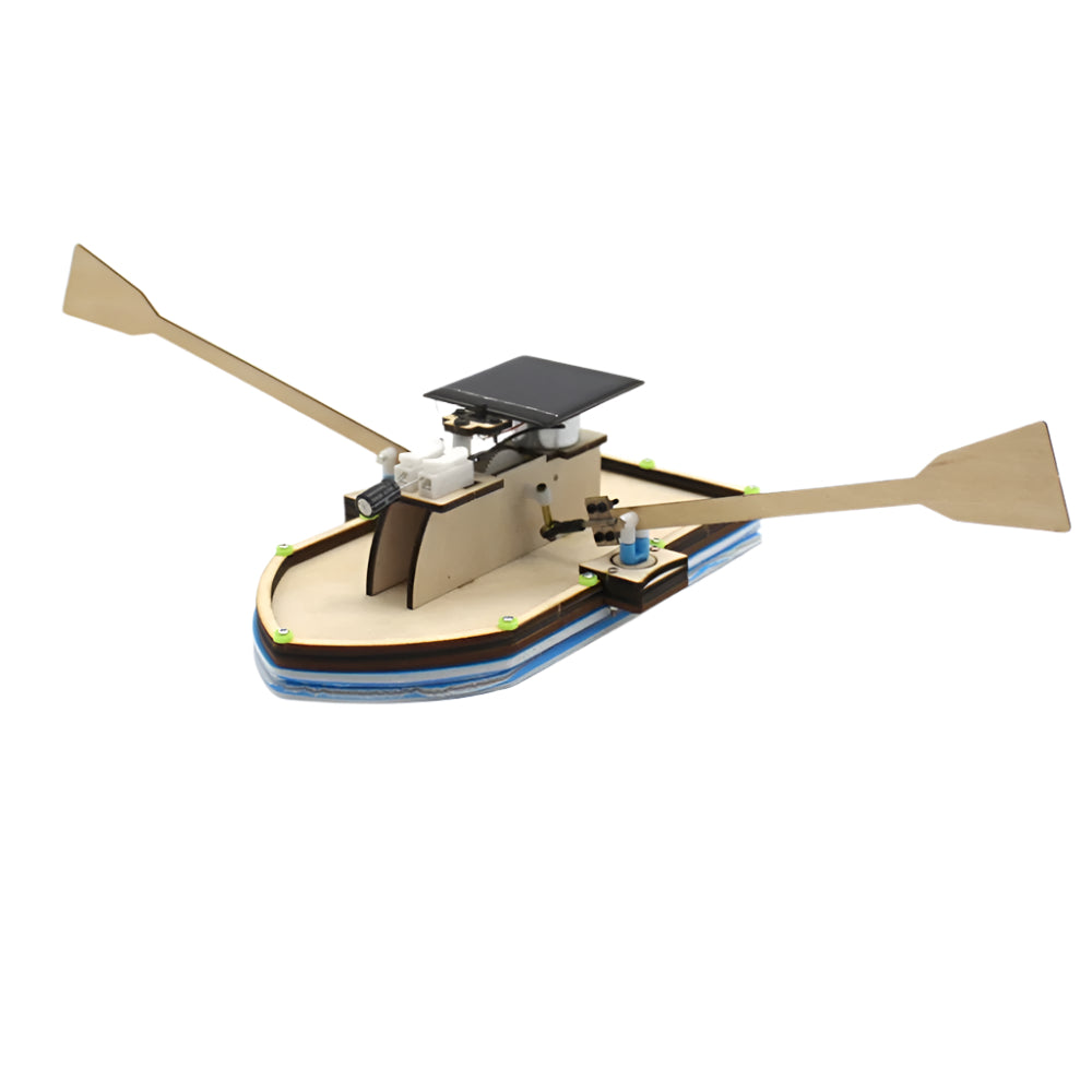 DIY Solar Wooden Race Boat STEM Kit | Science Toy