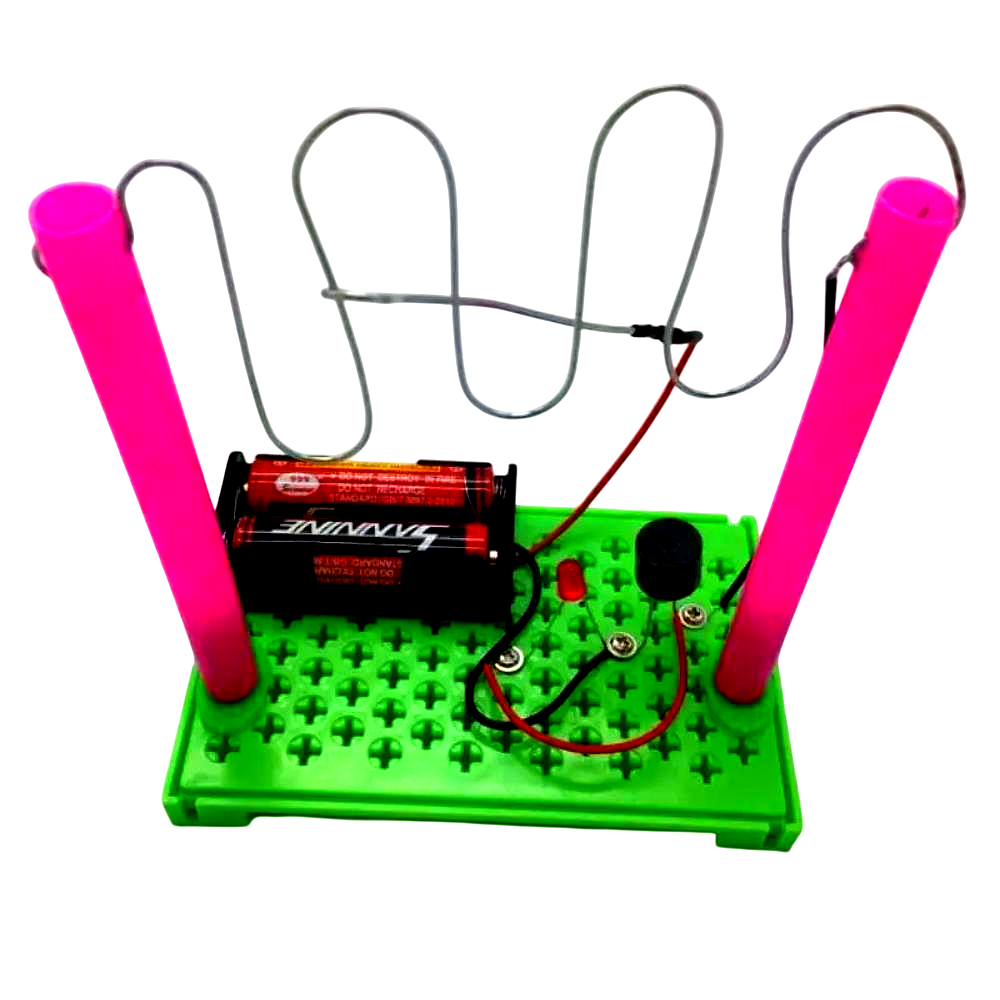 Kit Science DIY Crossfire Line Game – Wire Loop Physics Kit