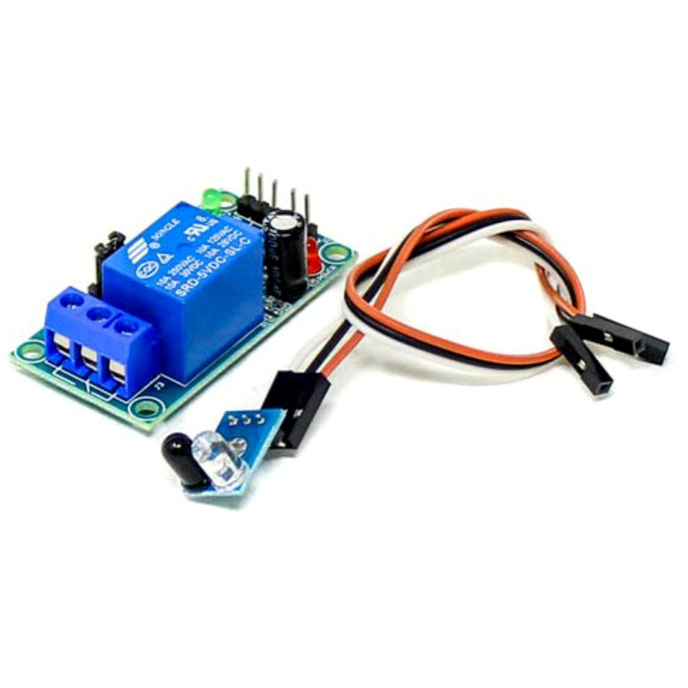 1-Way Infrared Tracking Relay 5V, 12V Sensor Module @ KitsGuru