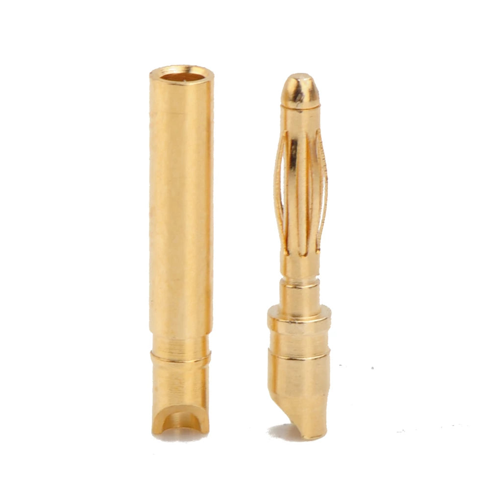 Buy 2mm Gold Connectors-4 Pairs (8pcs.) - in India @KitsGuru