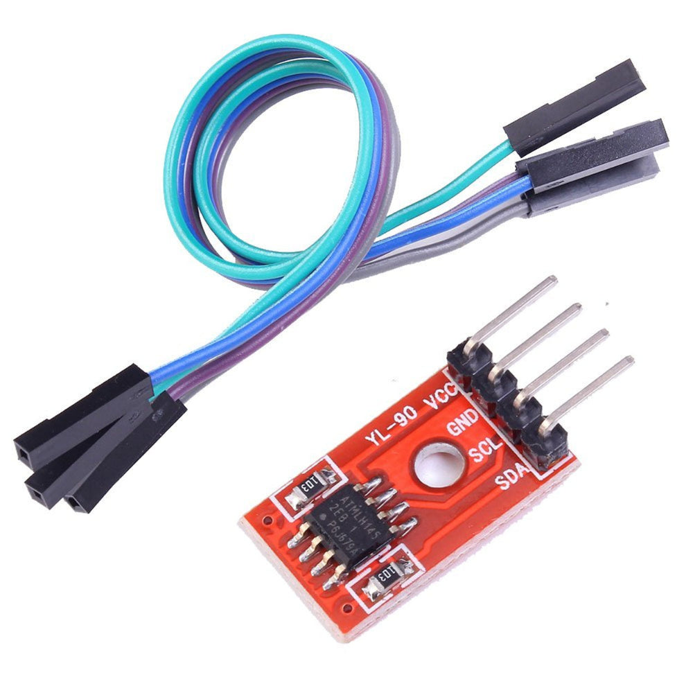 At24c256 Serial Eeprom Module I2c Eeprom Data Storage Module Arduino Pic 2 Buy Online India