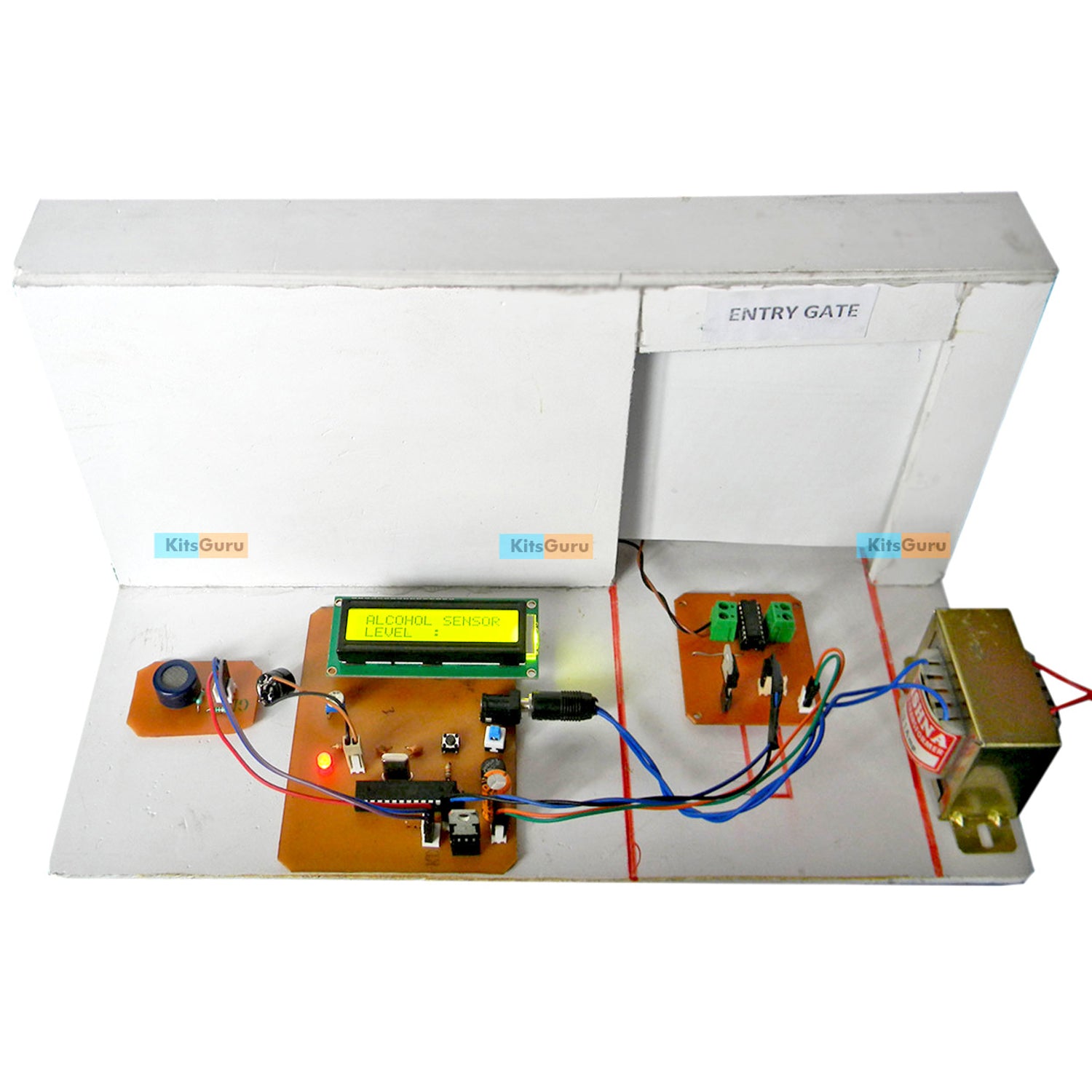 Embedded Projects Ideas-kitsguru Alcohol Sensing Instrument