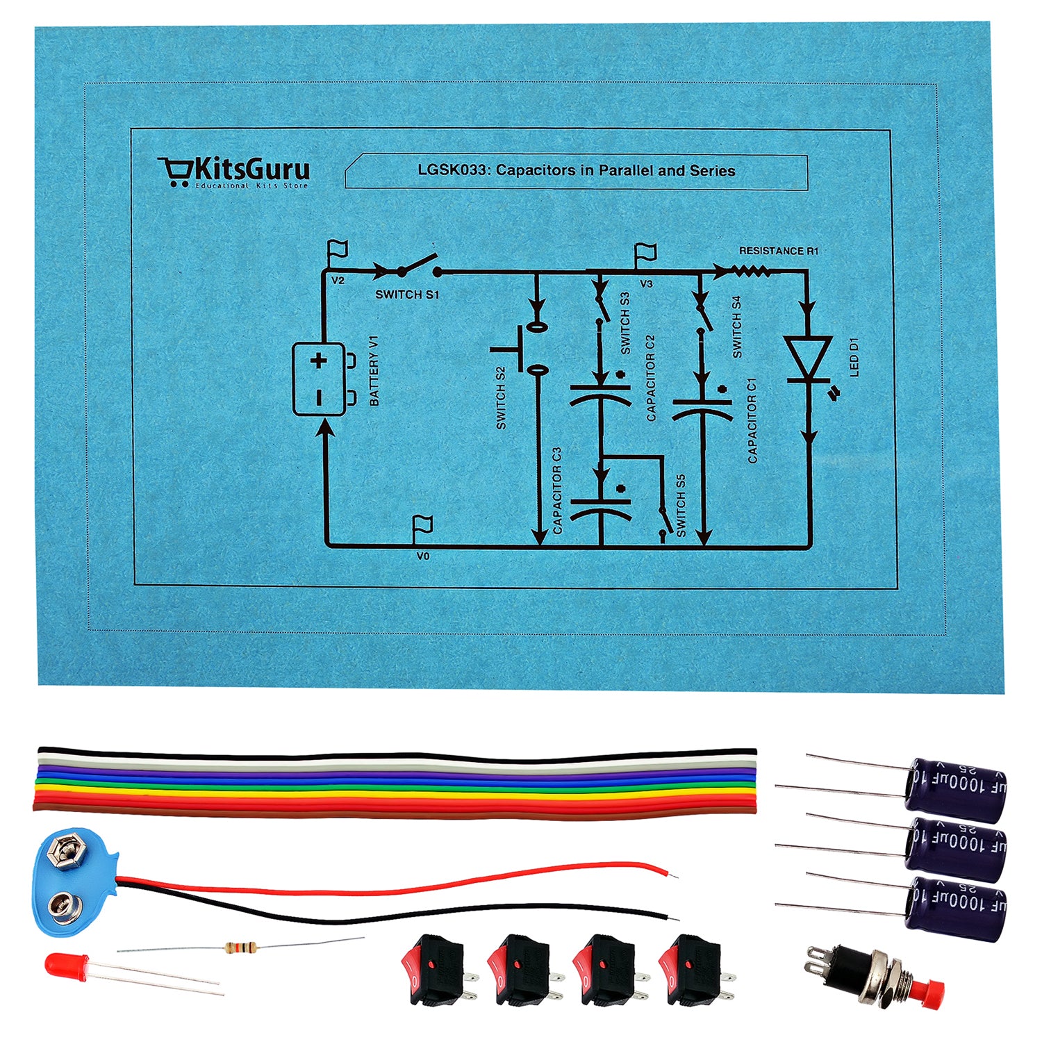 Capacitors in series and parallel