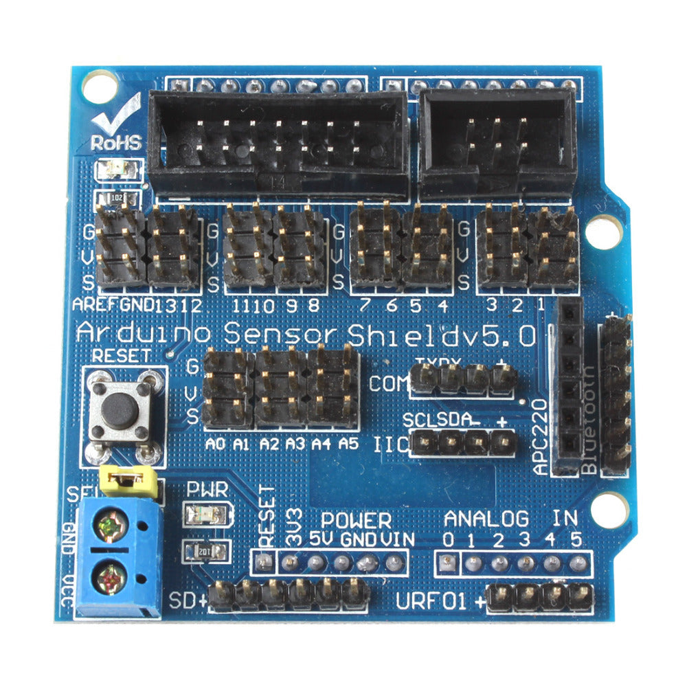 Sensor Shield V5 Expand Arduino Capabilities With Ease