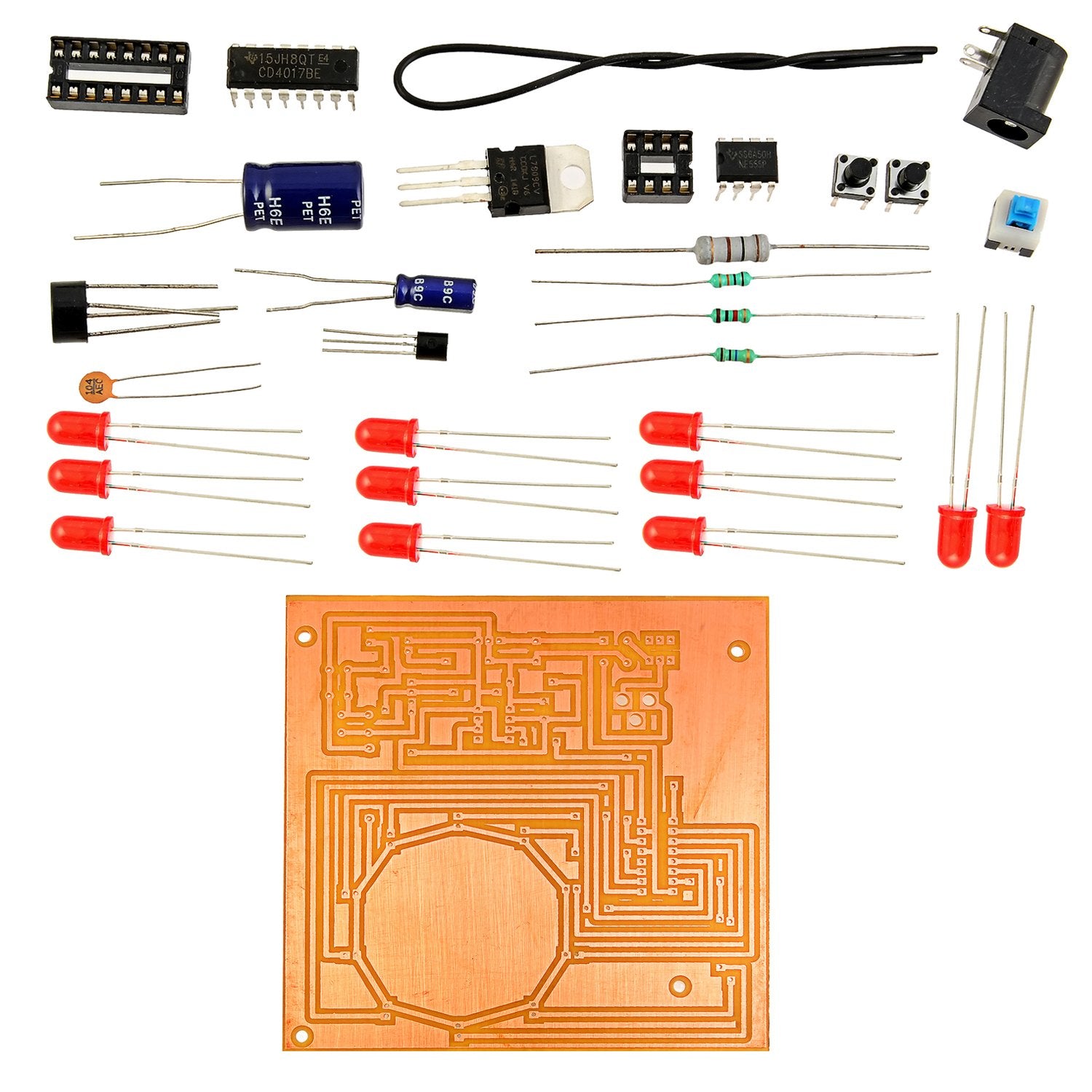 Roulette Game : DIY Electronic Kits
