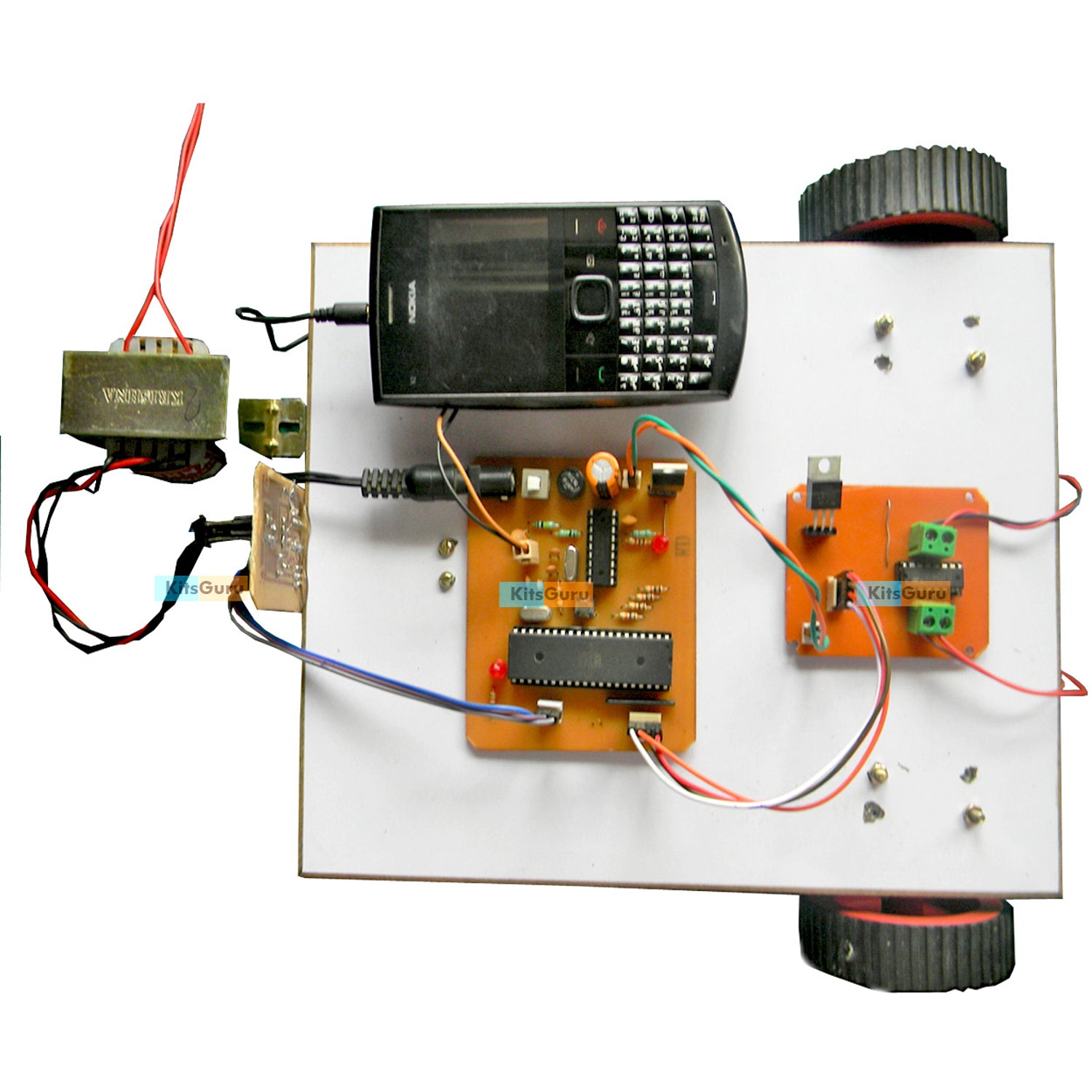 DIY Kit in india Smart Vehicle Using DTMF