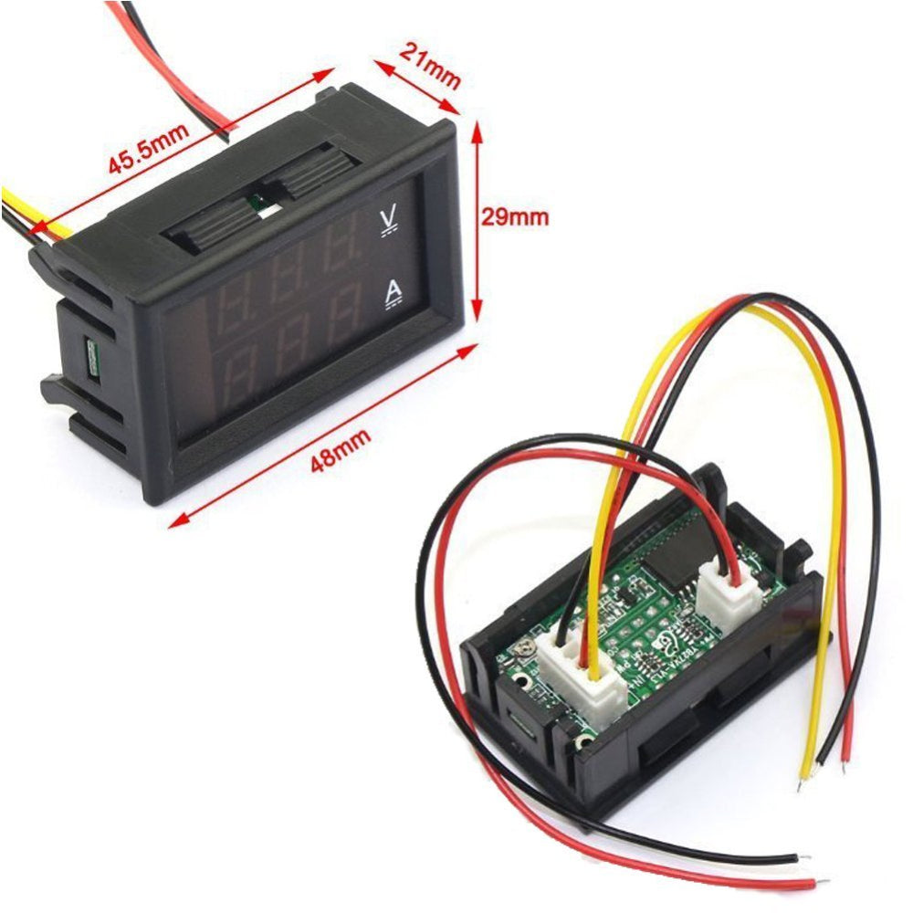 digital voltmeter ammeter display