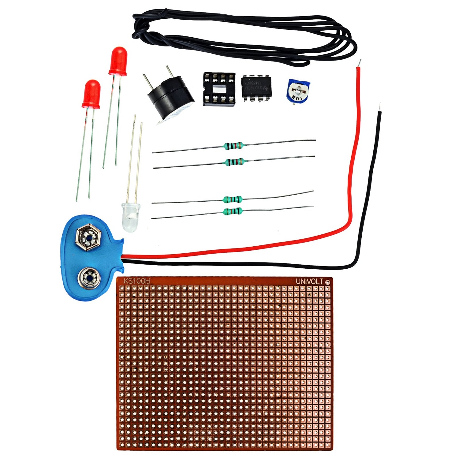 DIY Kit : Simple Fire Alarm Circuit using LM358 || KitsGuru