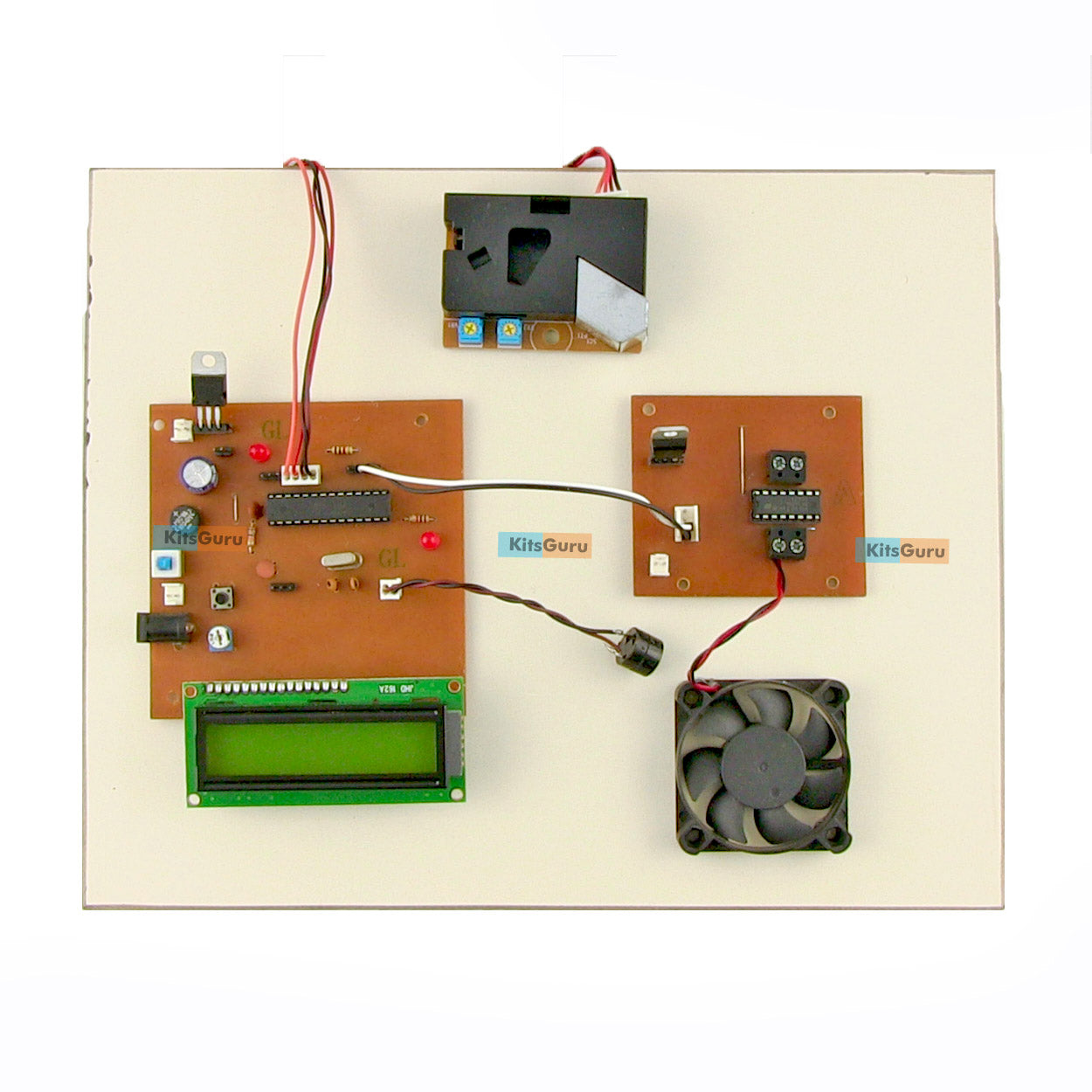 Buy Now : DIY Automatic Exhaust With Dust Sensor Kit @KitsGuru