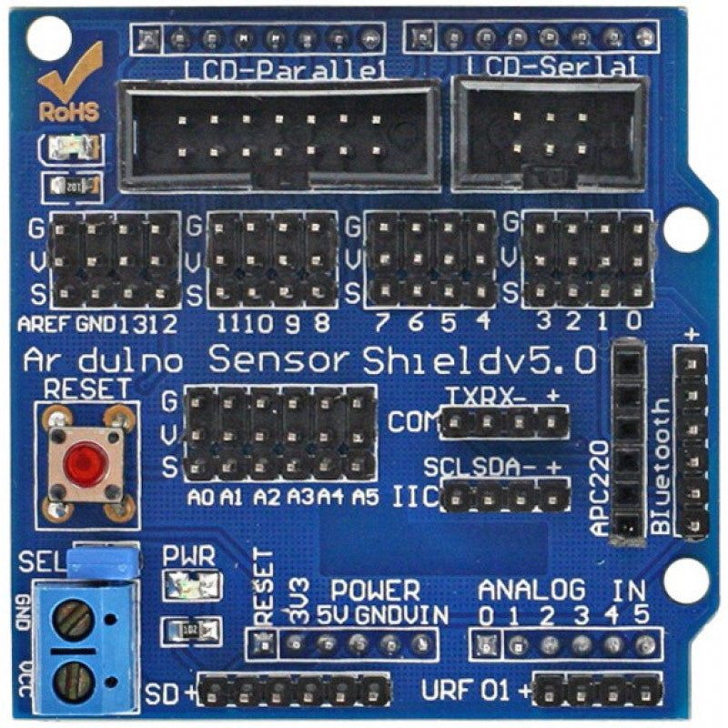 Sensor Shield V5 Expand Arduino Capabilities With Ease