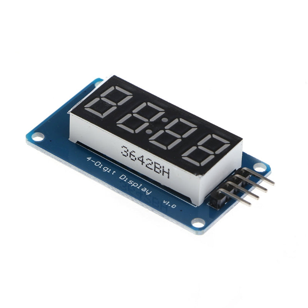 Tm1637 4 Bits Digital Tube Led Display Module With Clock Display For Arduino Kitsguru