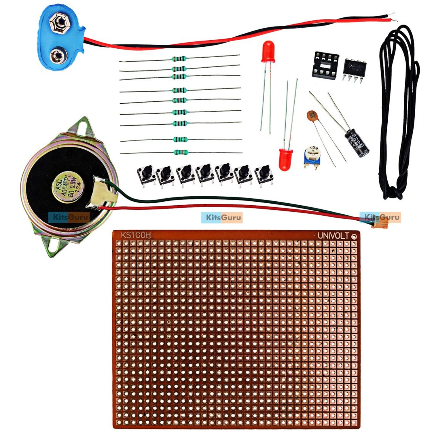 DIY Kit : toy organ using 555 timer || KitsGuru