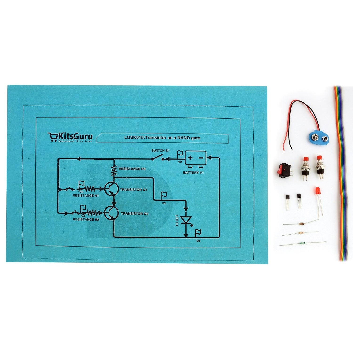 Nand Gate Circuit Designs You Can Build Flasher Set